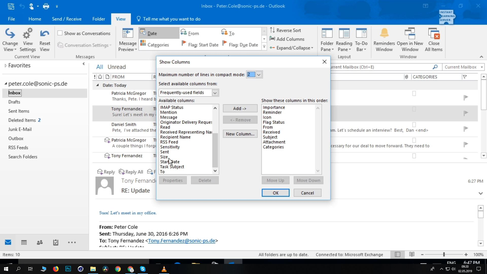 Customizing Message Options – Online Outlook Course | Lecturio Customizing Message Options – Online Outlook Course | Lecturio