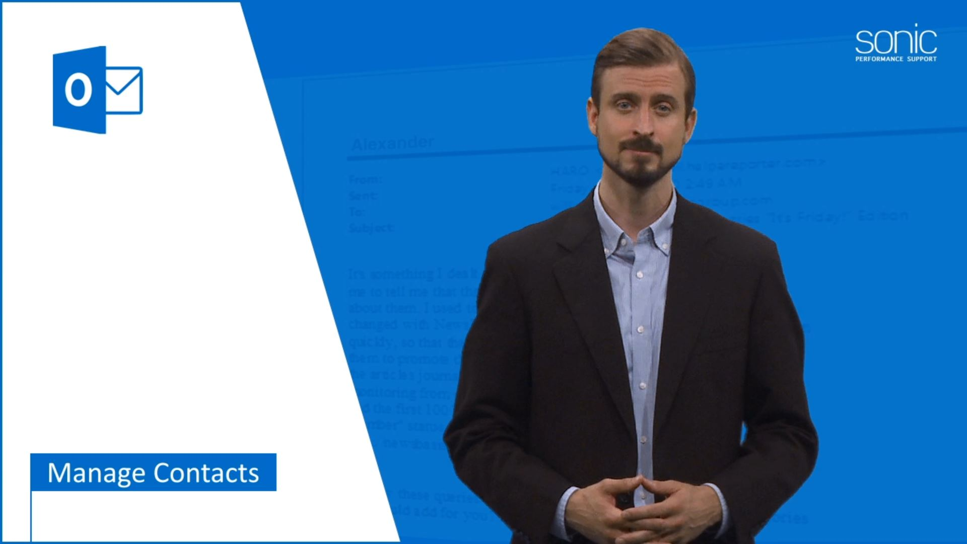 How To Edit And Send An Electronic Business Card Outlook Video