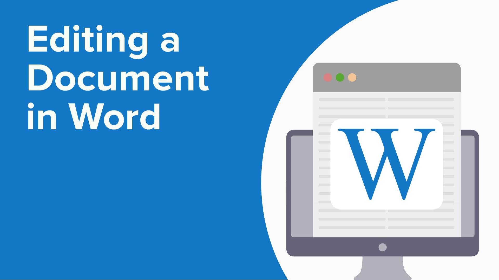 Editing A Document In Word Online Software Kurs Lecturio
